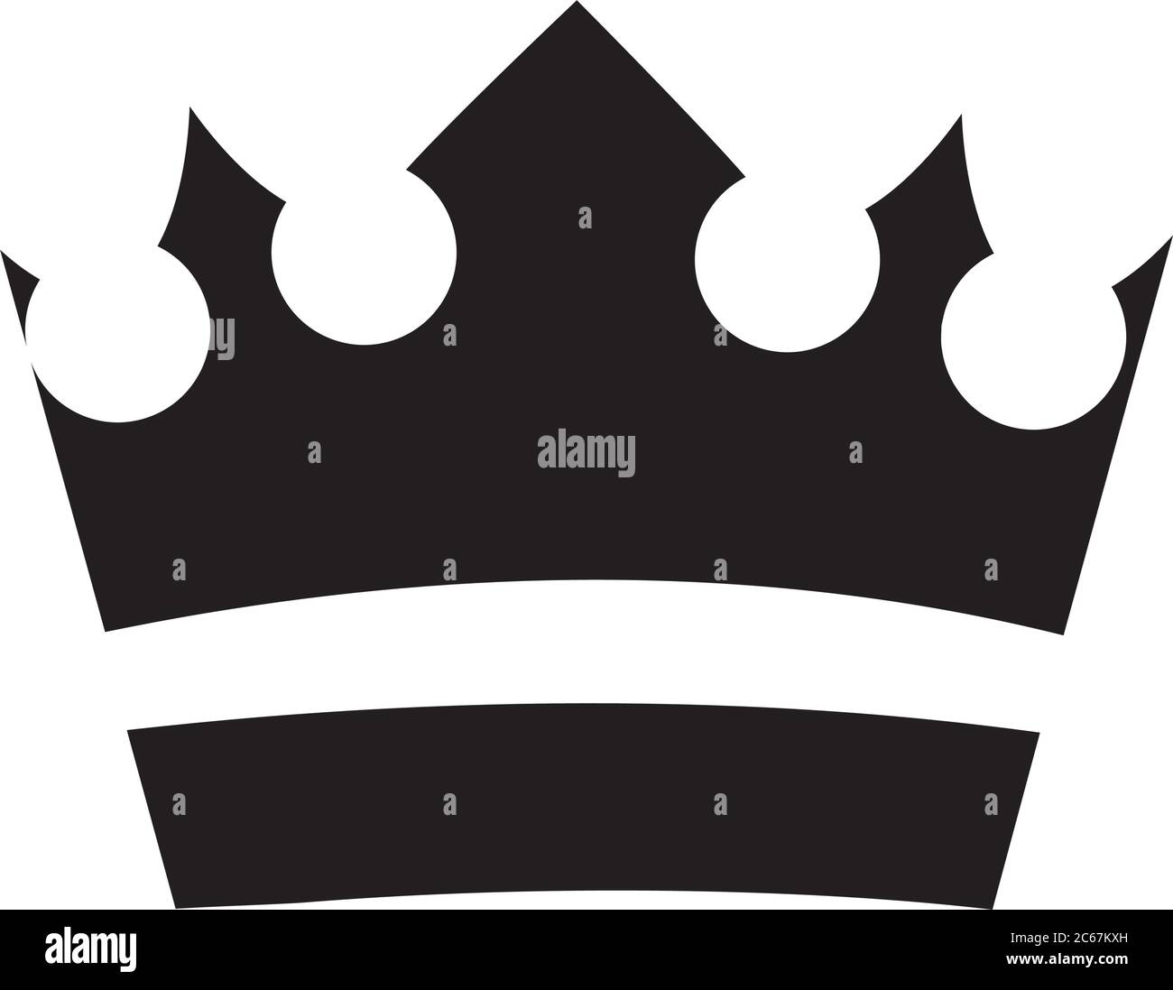 royal crown of duke silhouette style icon vector illustration design ...