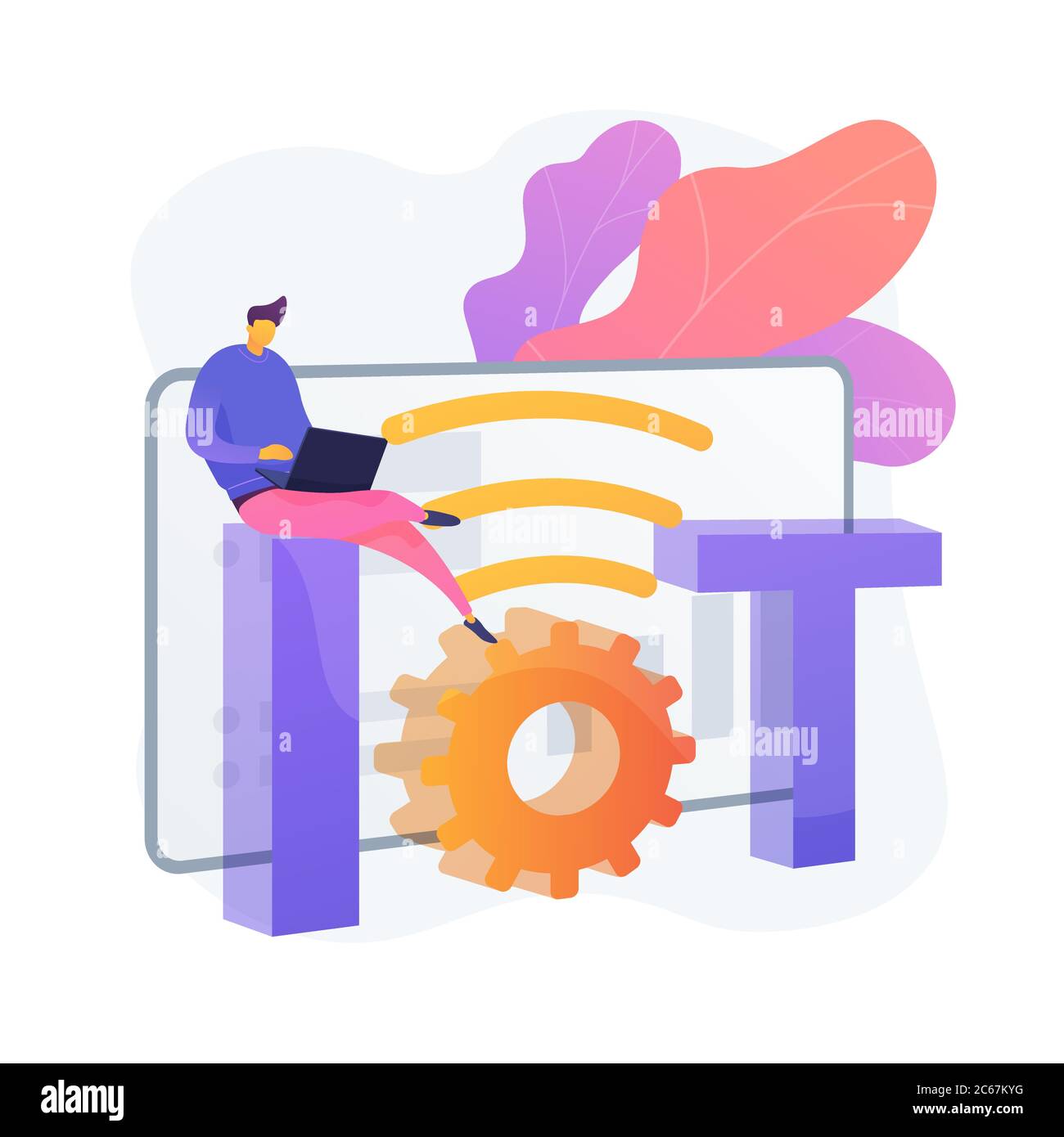 Laptop icon internet things design Stock Vector Images - Alamy