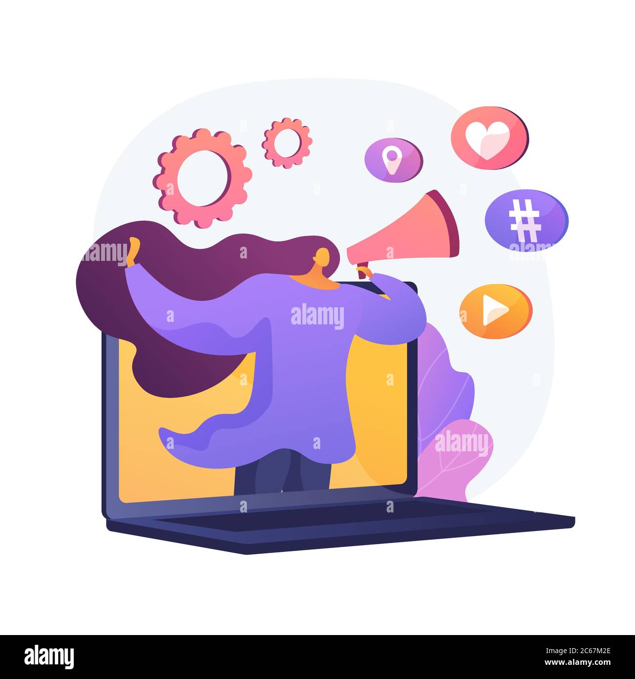 Internet marketing vector concept metaphor Stock Vector Image & Art - Alamy