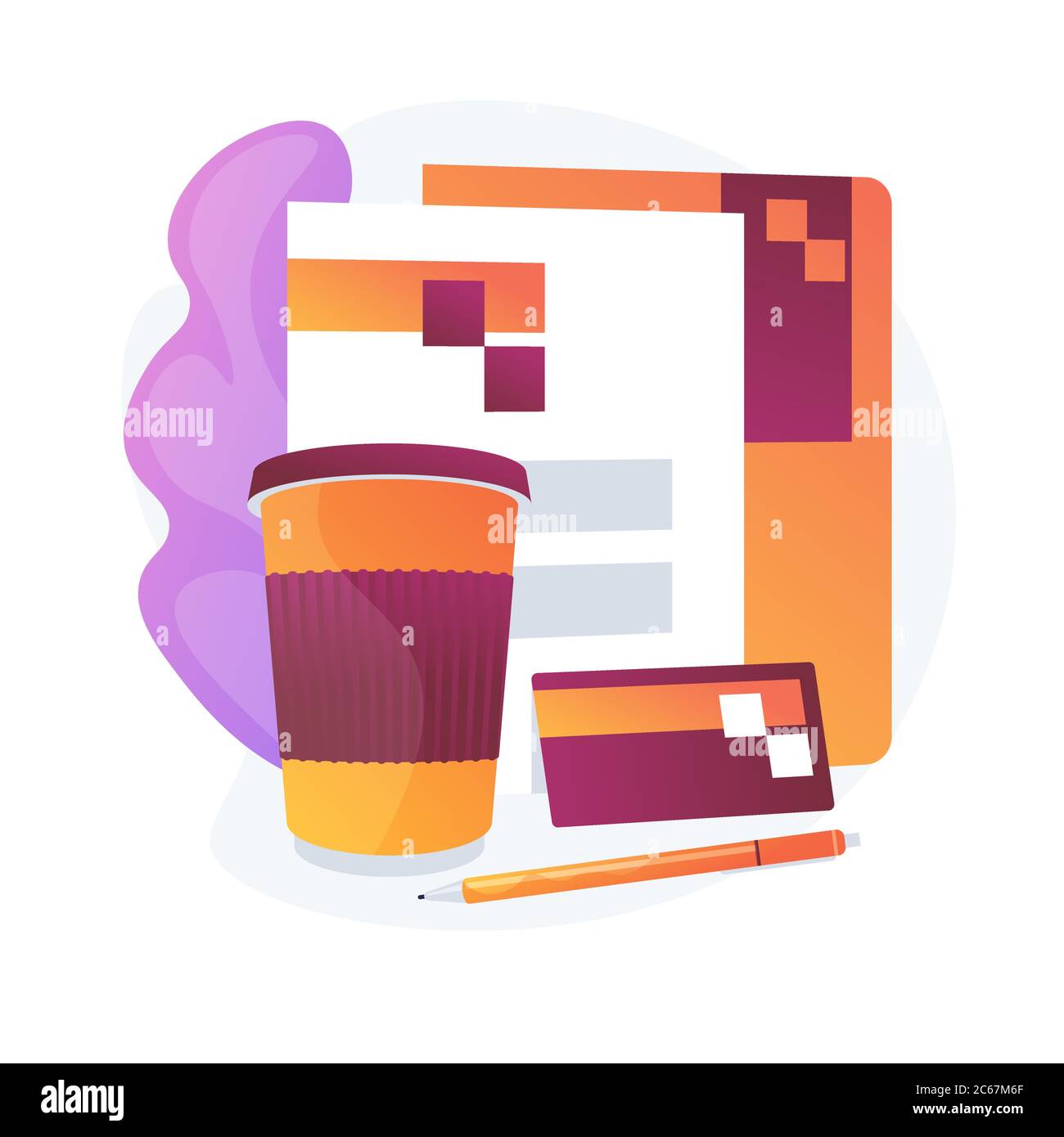 Corporate identity vector concept metaphor Stock Vector Image & Art - Alamy