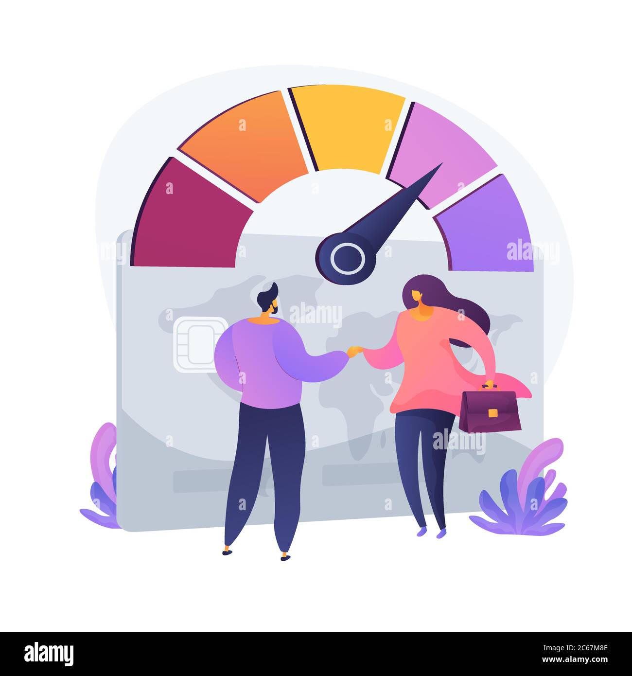 Credit rating vector concept metaphor Stock Vector Image & Art - Alamy
