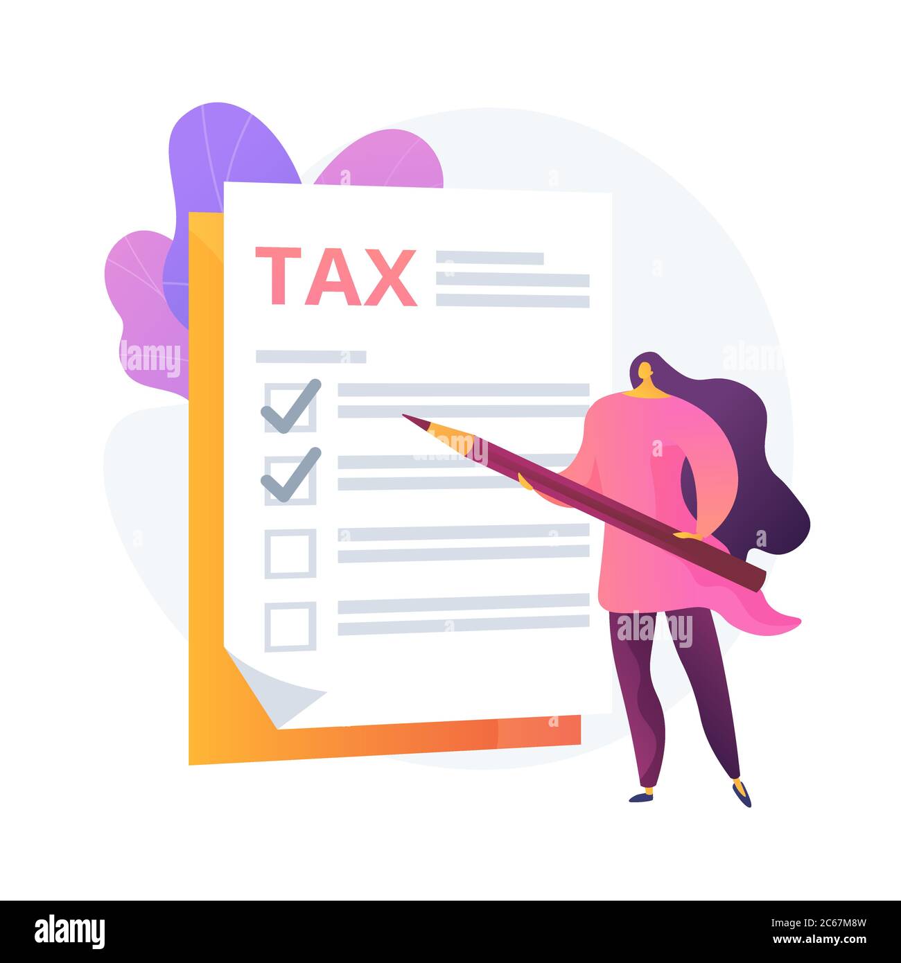Tax form statement Cut Out Stock Images & Pictures - Alamy