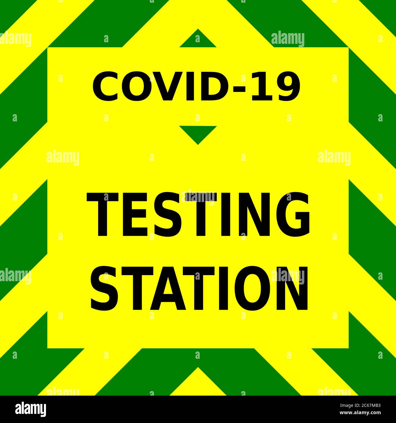 Pandemic test station Stock Vector Images - Alamy