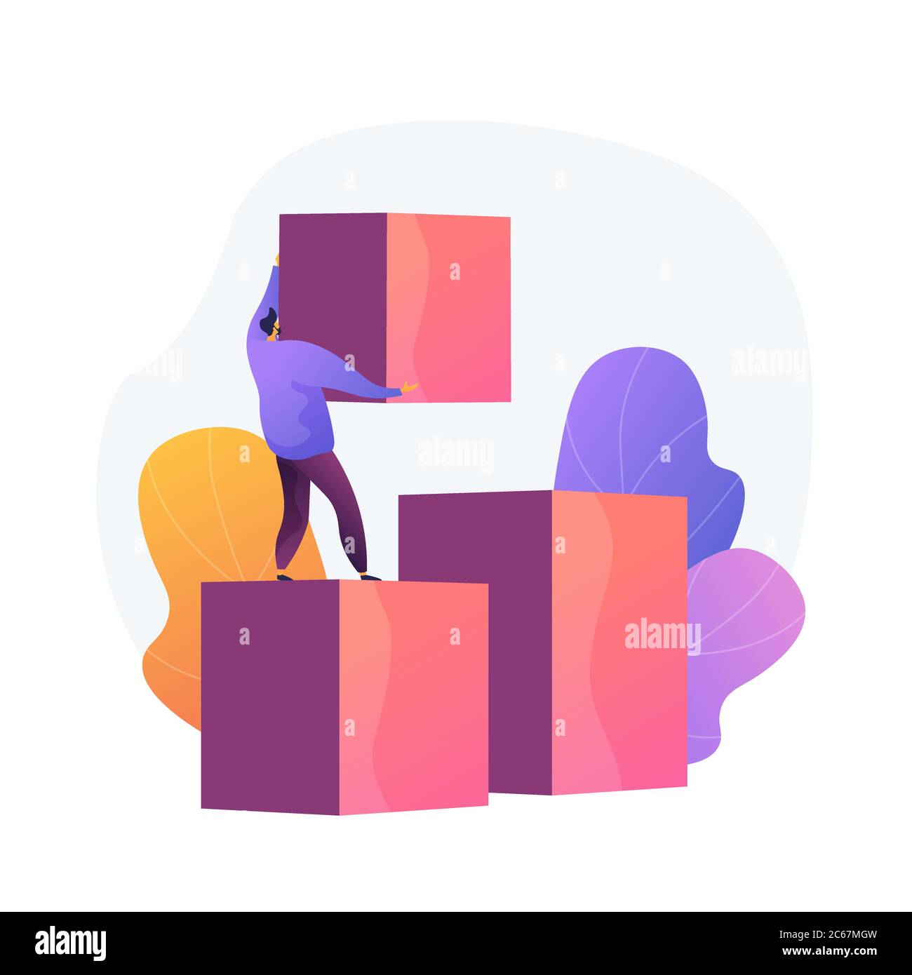Self development vector concept metaphor Stock Vector Image & Art - Alamy