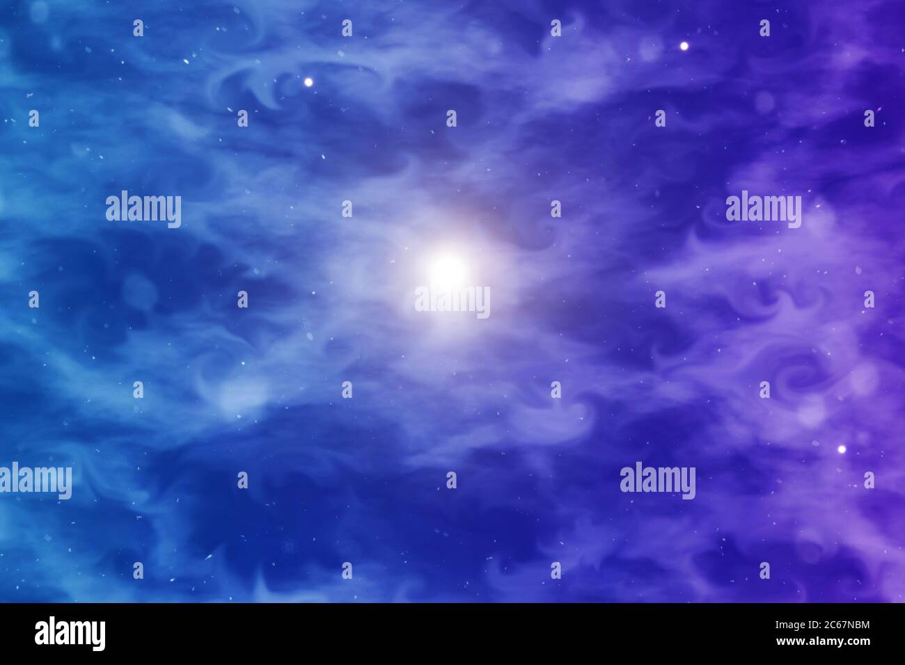 Space flight to the sun. Cosmic background. 3d illustration Stock Photo ...