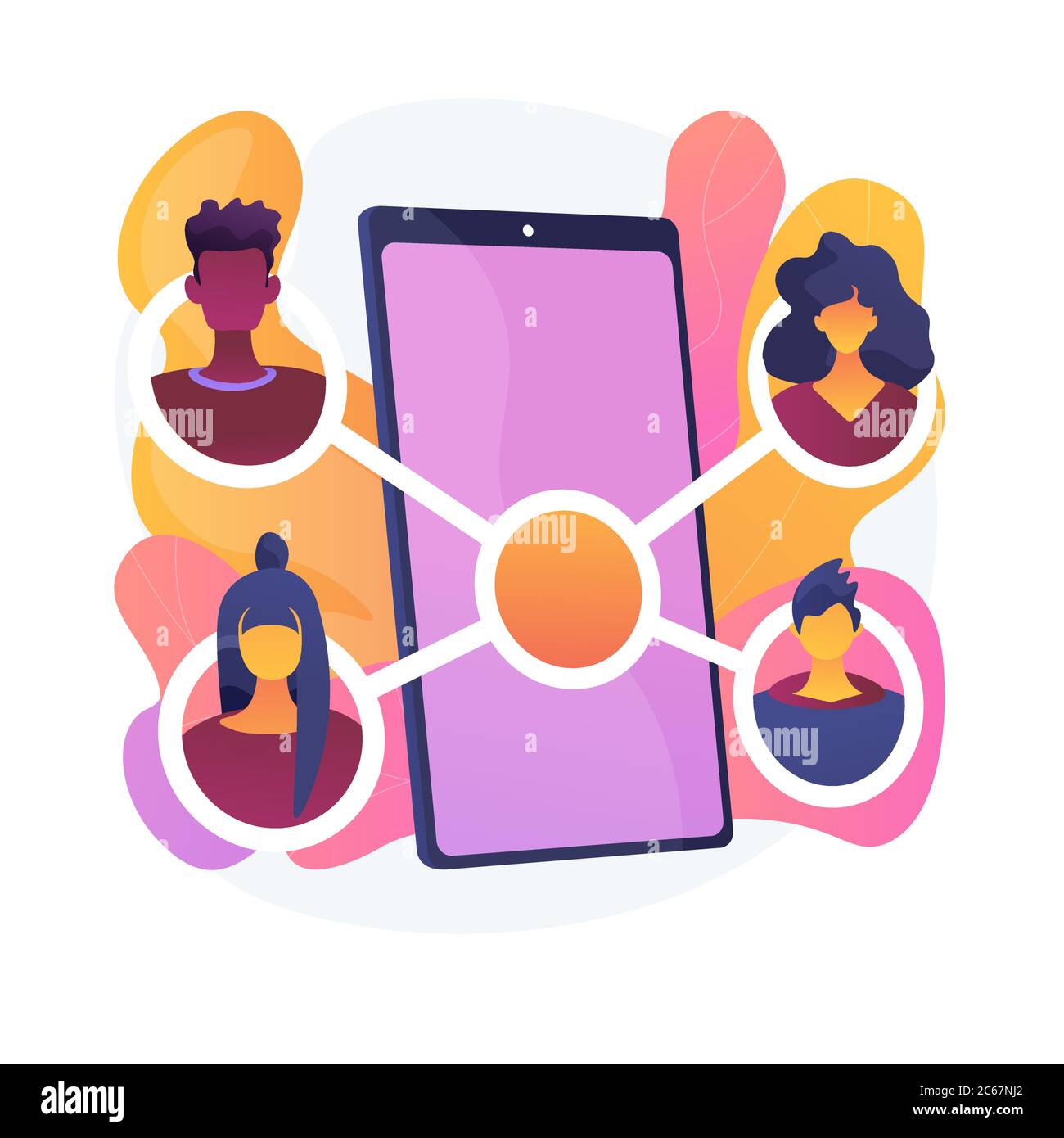 Mobile collaboration vector concept metaphor Stock Vector Image & Art ...
