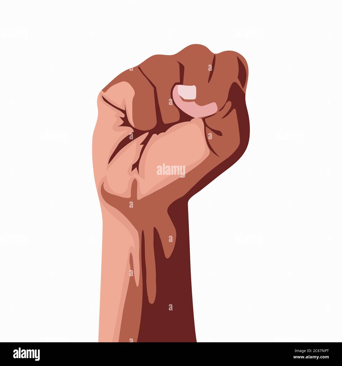 Black lives matter modern logo, banner, design concept. Hand symbolizes ...