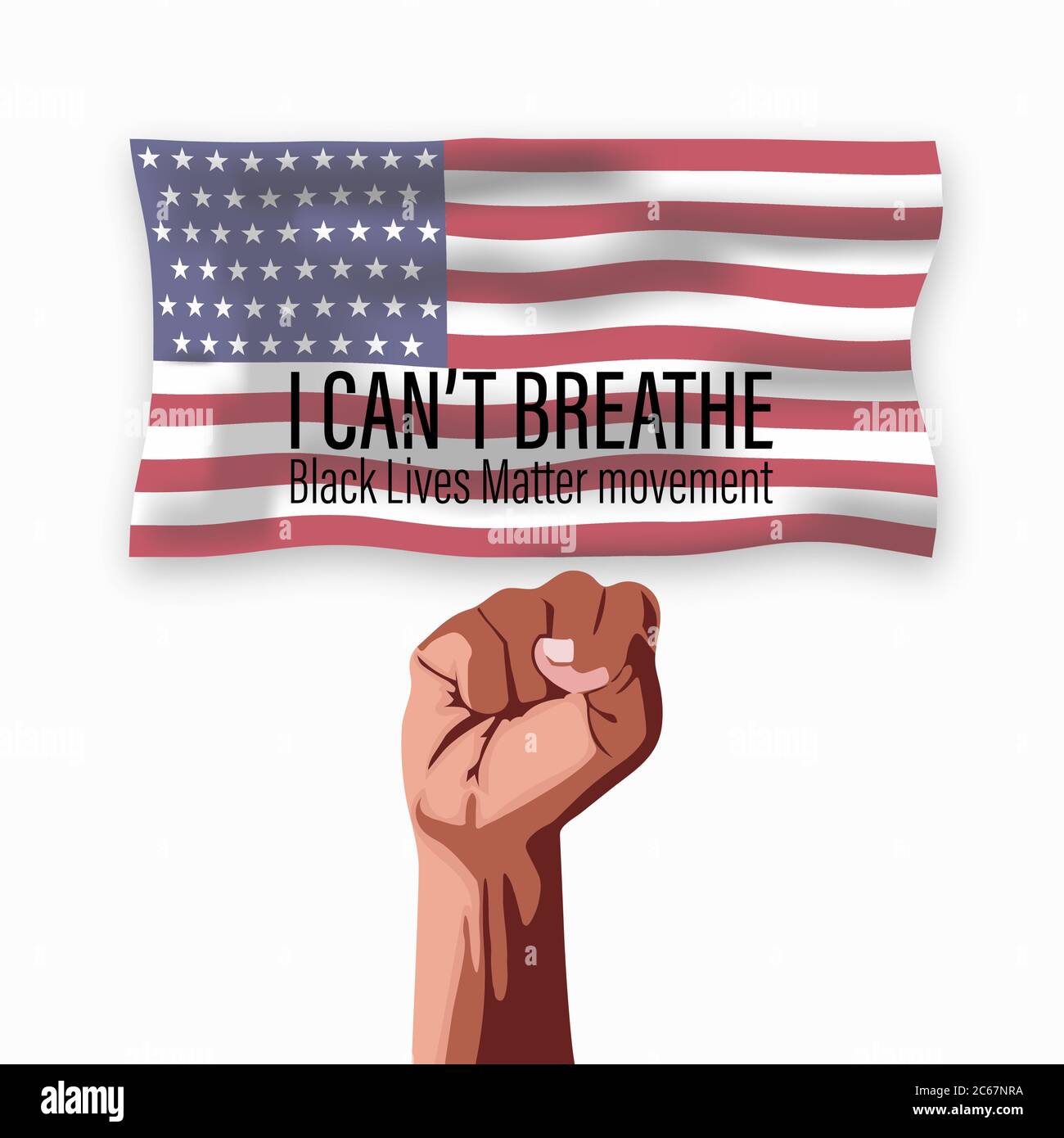 Black lives matter modern logo, banner, design concept. Hand symbolizes ...