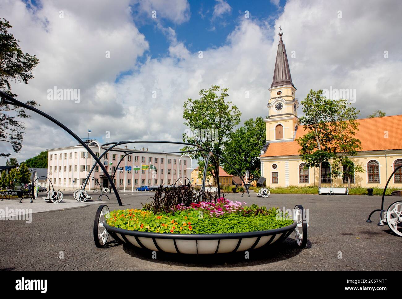 Estonia city square hi-res stock photography and images - Alamy