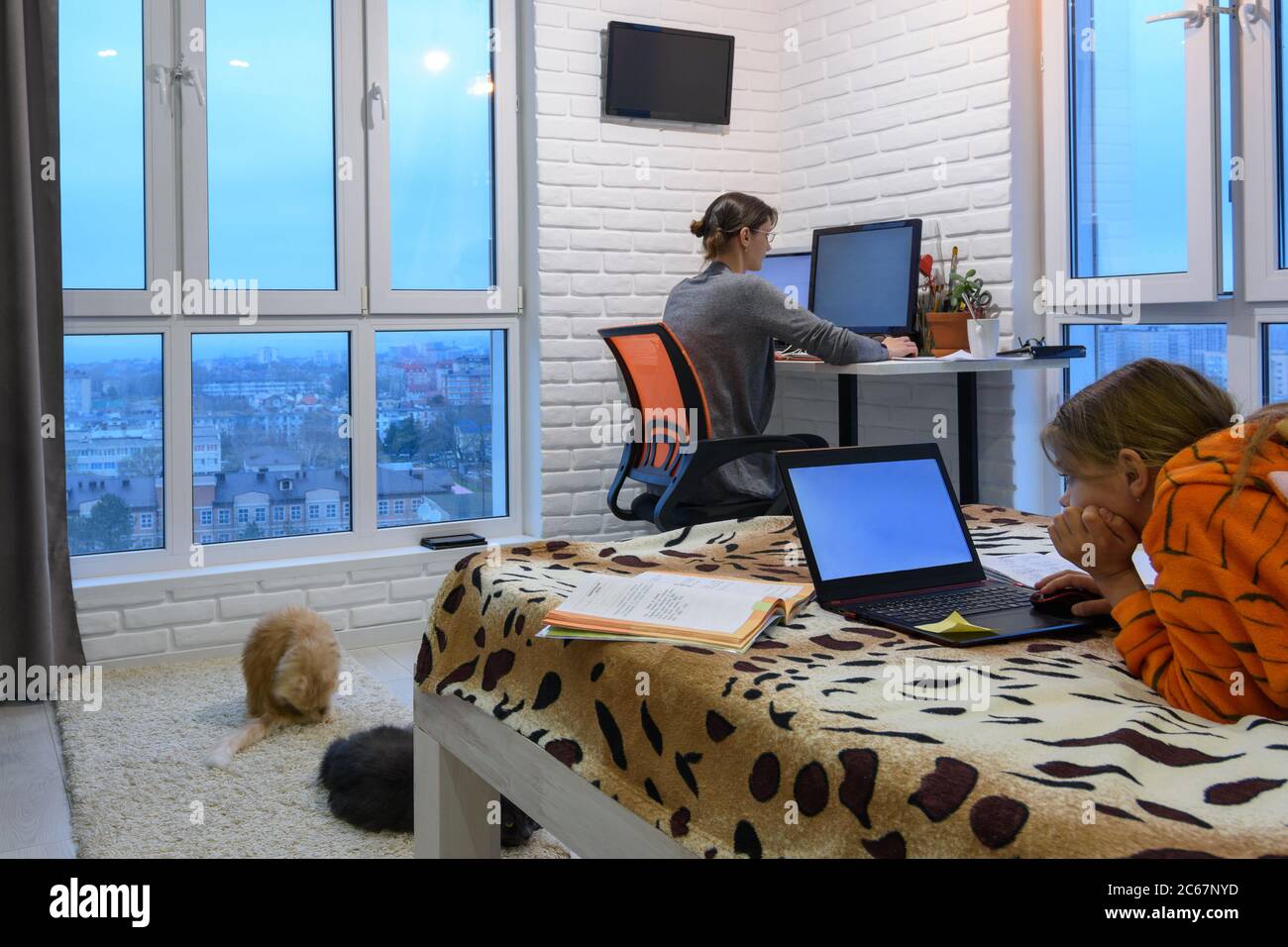 Technology based distance learning hi-res stock photography and images ...