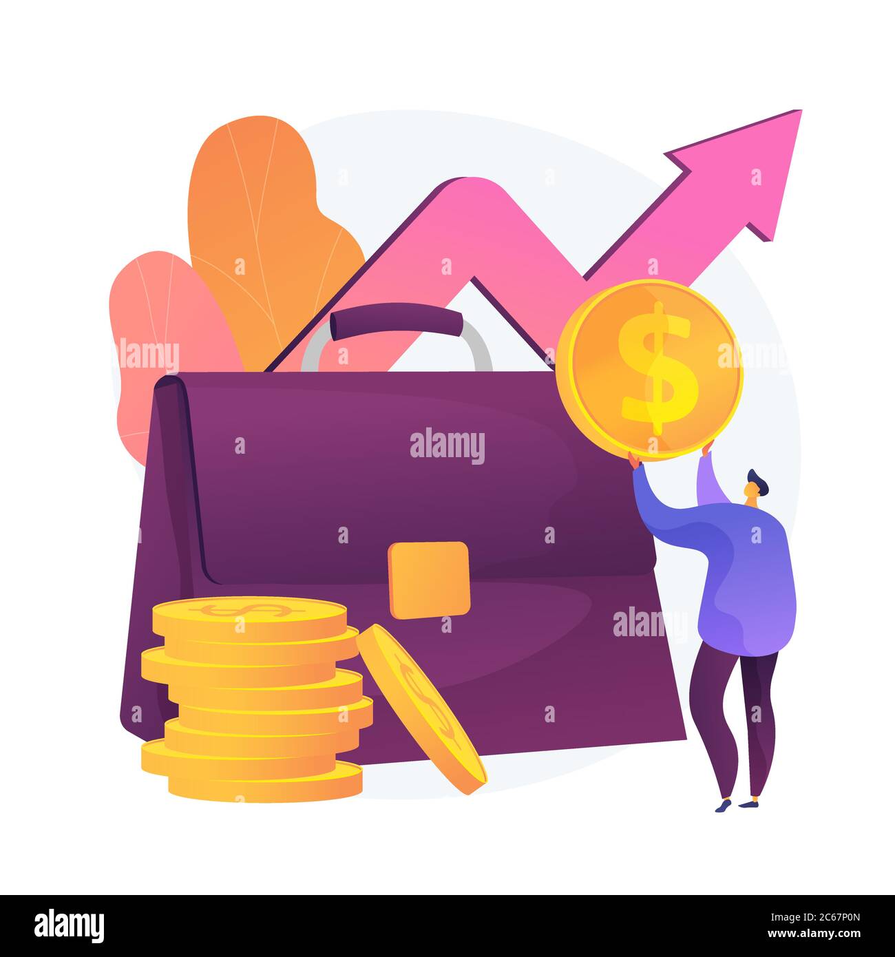 Financial benefit vector concept metaphor Stock Vector Image & Art - Alamy
