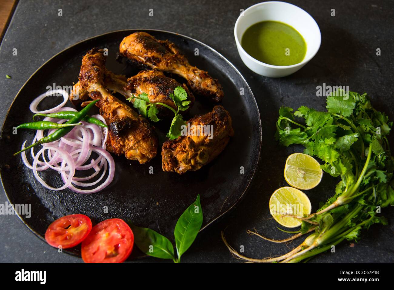 Tandoori chicken india hi-res stock photography and images - Alamy