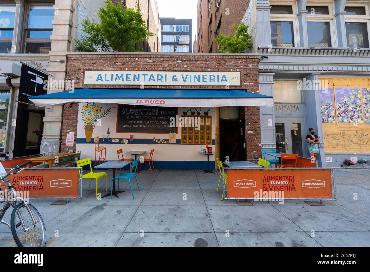 After Phase Two of reopening restaurants for COVID-19 in NOHO Stock ...