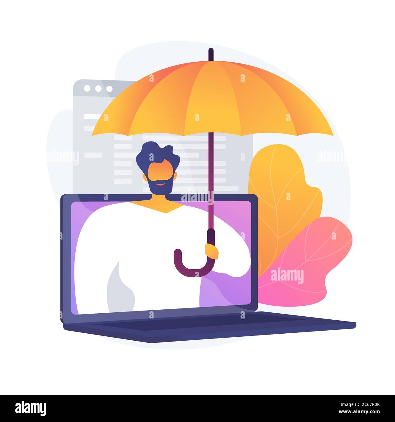 Cyber insurance vector concept metaphor Stock Vector Image & Art - Alamy