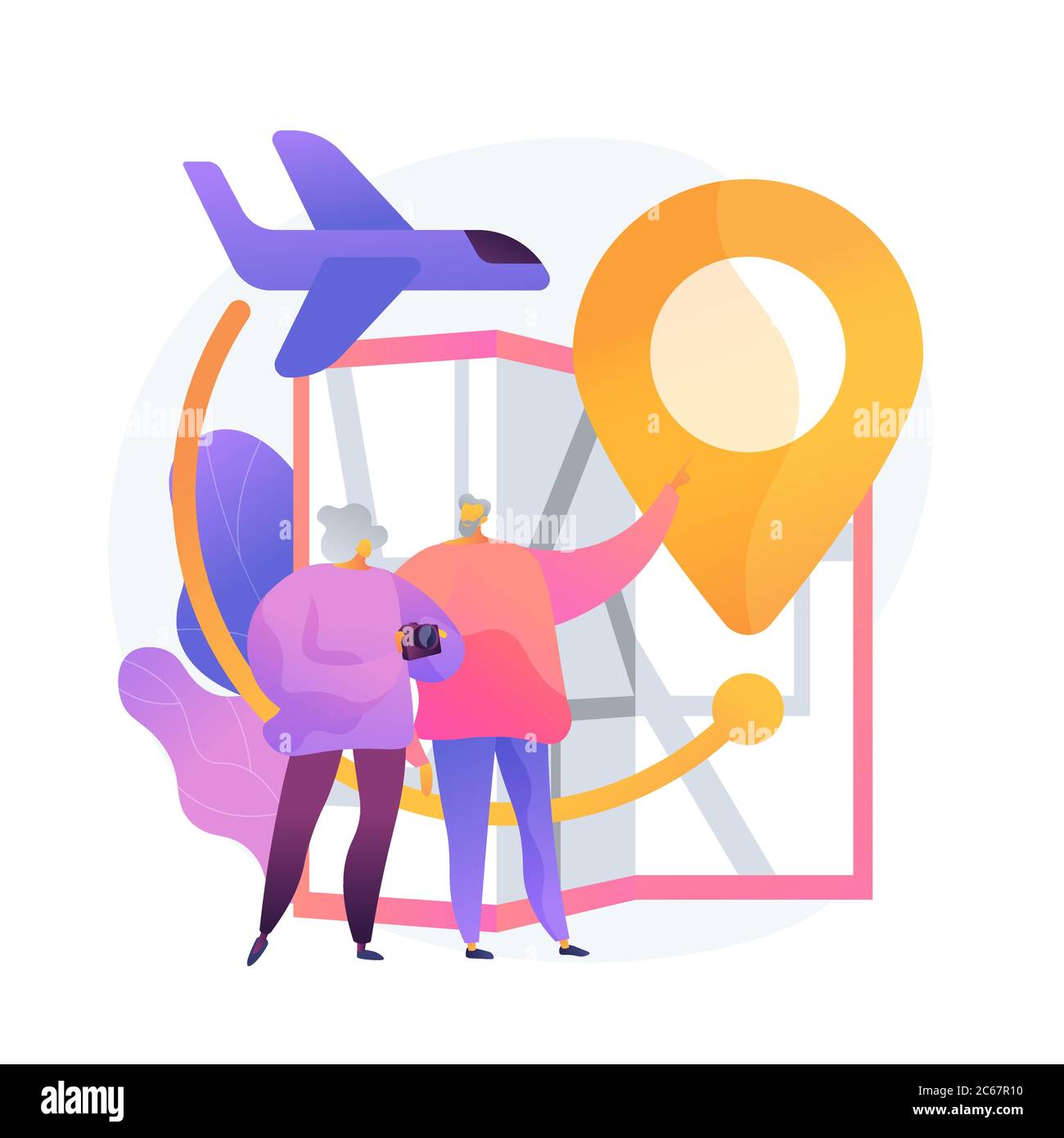 Retirement travel vector concept metaphor Stock Vector Image & Art - Alamy