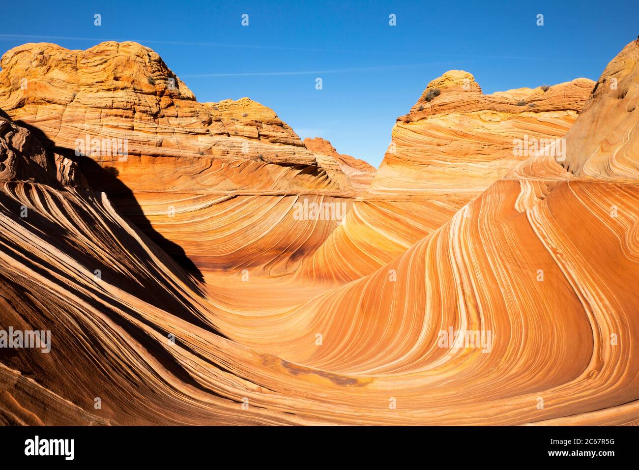 Scenic landscape with rock formations, Arizona, USA Stock Photo - Alamy