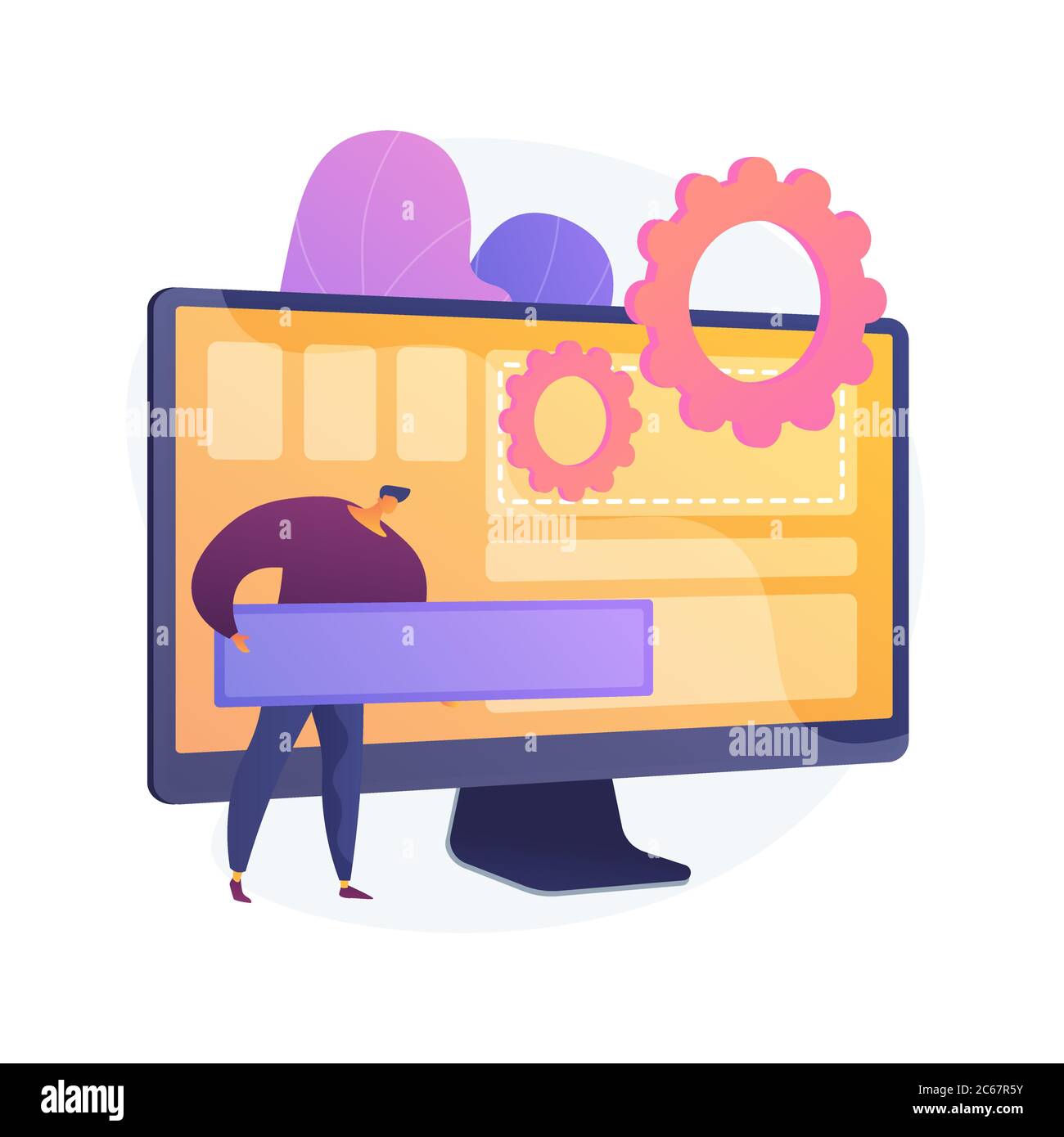 Software development vector concept metaphor Stock Vector Image & Art ...