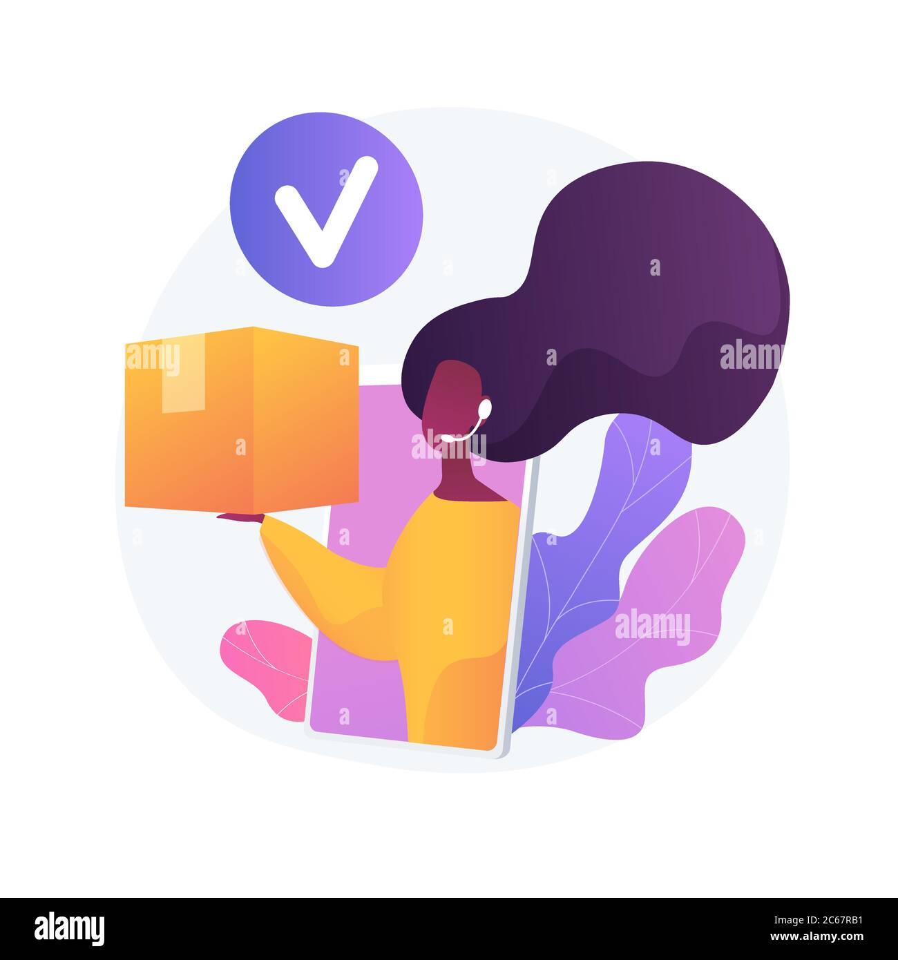 Taking orders by phone vector concept metaphor Stock Vector Image & Art ...