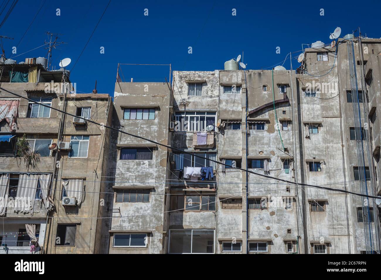 Old residential building in Beirut, Lebanon Stock Photo - Alamy