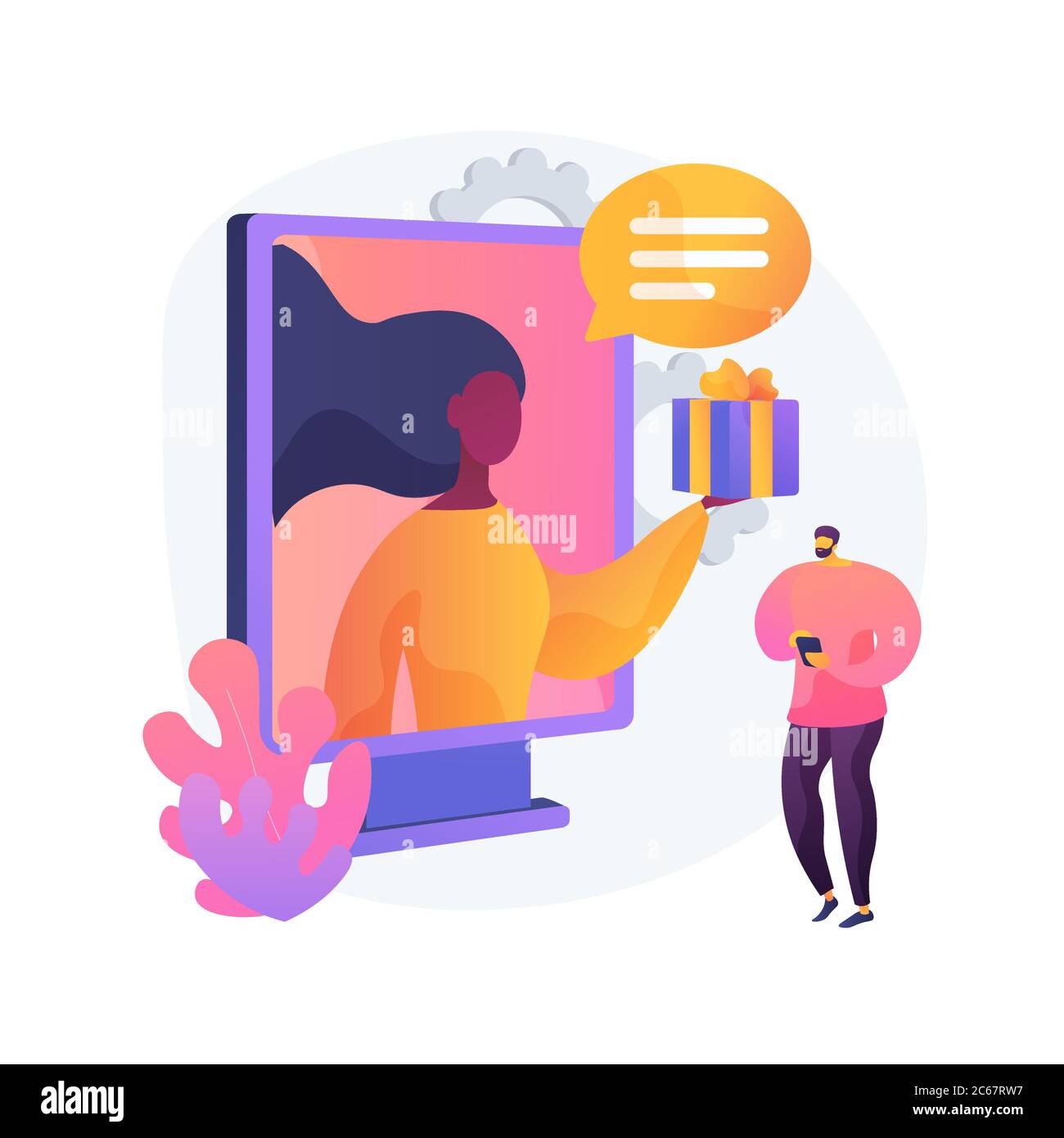 Billboard advertisement vector concept metaphor Stock Vector Image ...