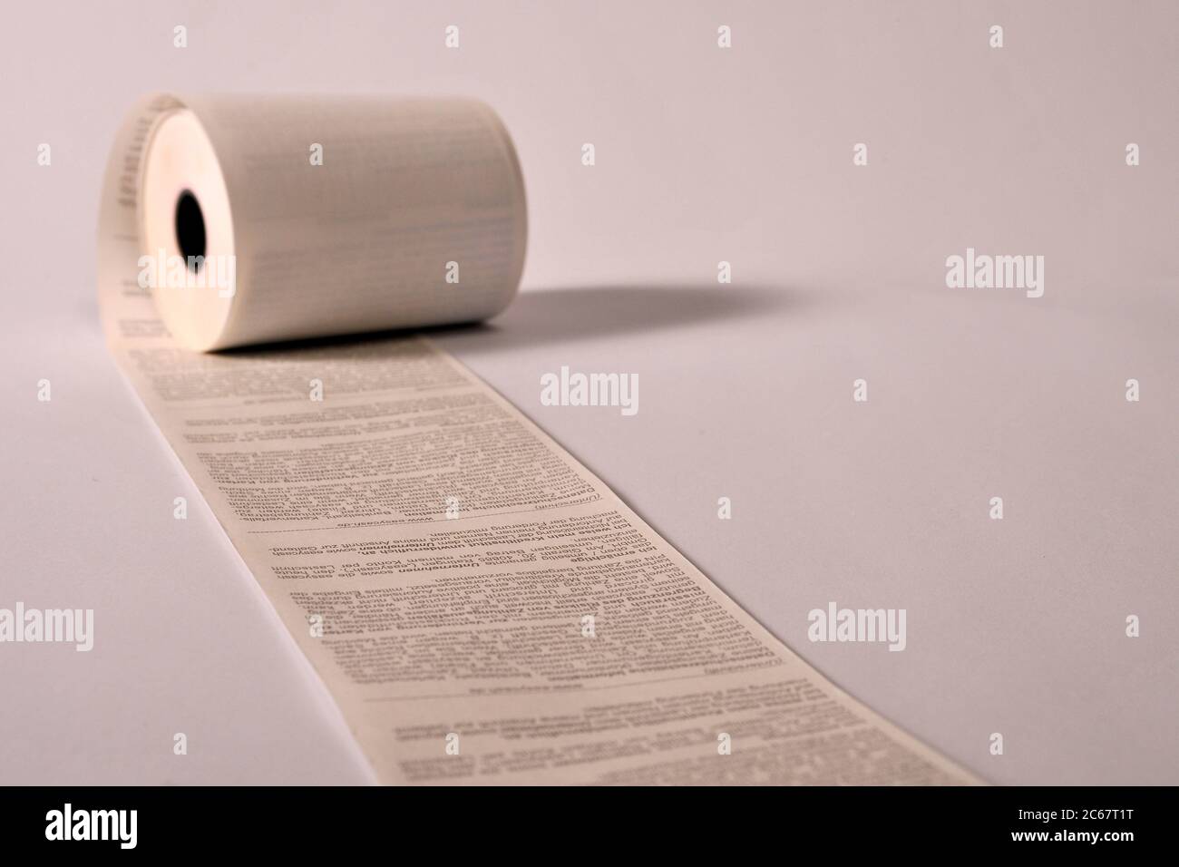 White roll of paper hi-res stock photography and images - Alamy