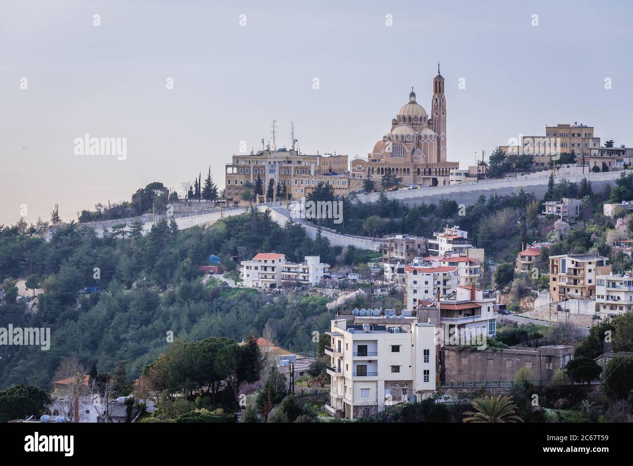 Byzantine style Melkite Greek Catholic basilica of Saint Paul in ...