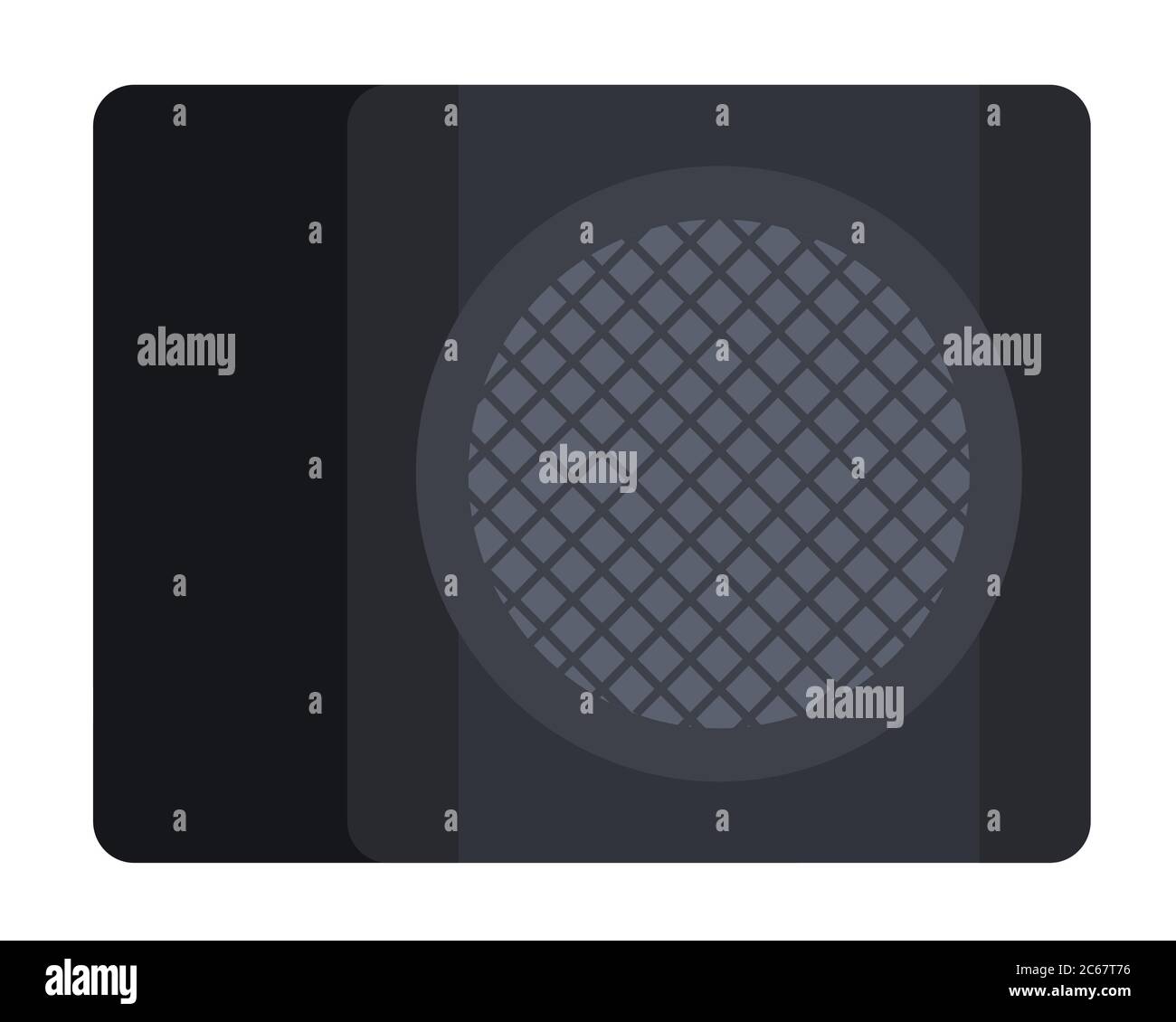 Dark subwoofer Stock Vector Images - Alamy
