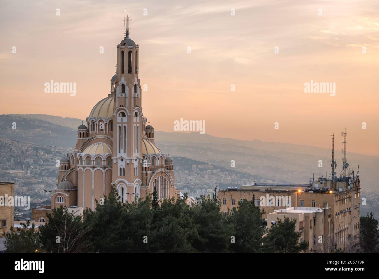 Byzantine style Melkite Greek Catholic basilica of Saint Paul in ...