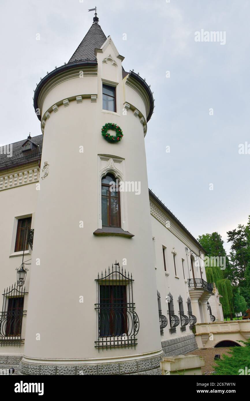 Karolyi castle in Carei, Romania, Europe. Károlyi-kastély Nagykárolyban ...