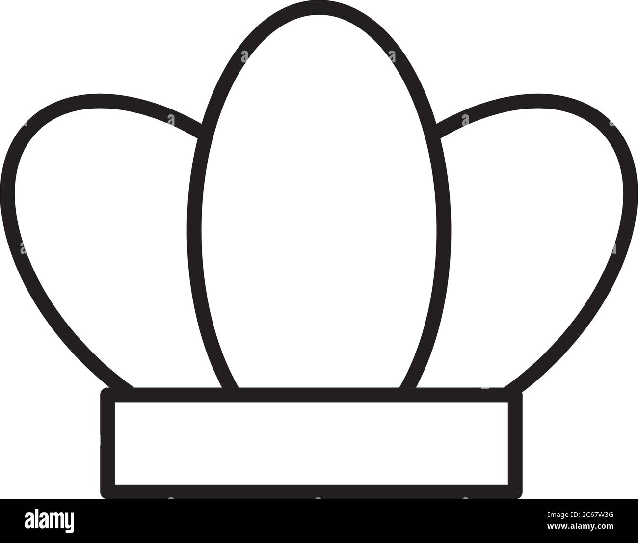 royal crown of prince line style icon vector illustration design Stock ...