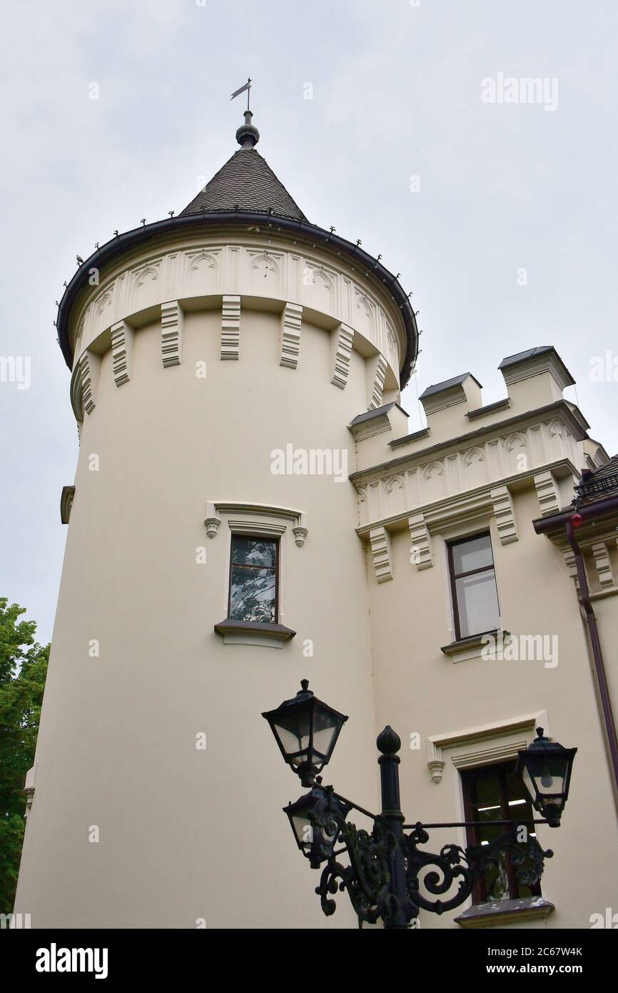 Karolyi castle in Carei, Romania, Europe. Károlyi-kastély Nagykárolyban ...
