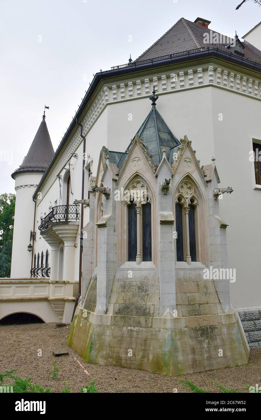 Karolyi castle in Carei, Romania, Europe. Károlyi-kastély Nagykárolyban ...