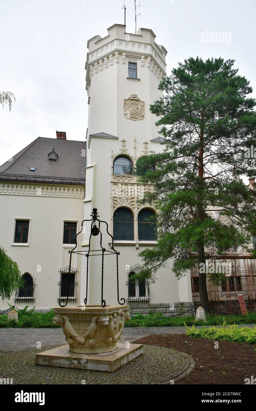 Karolyi castle in Carei, Romania, Europe. Károlyi-kastély Nagykárolyban ...