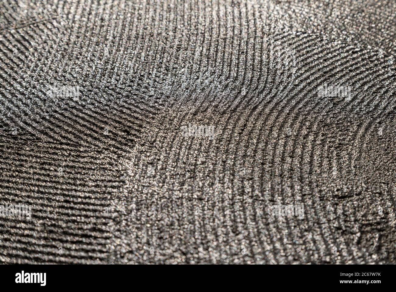 Abstract view of hydro isolation indoors. Waterproofing texture. Water ...