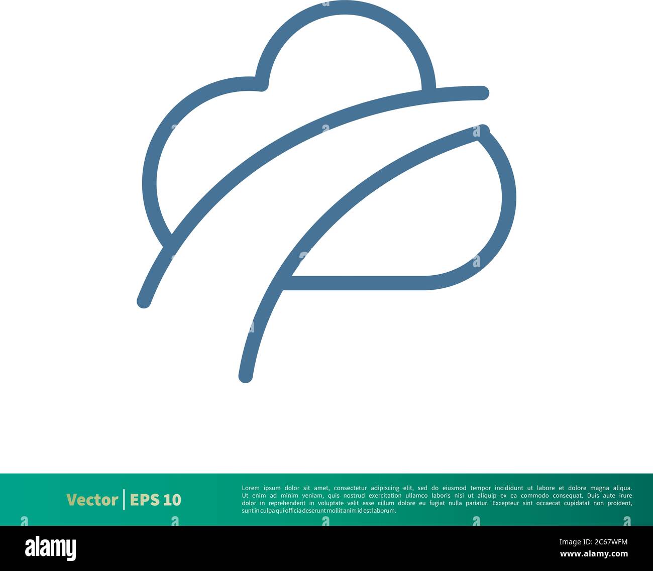 Cloud Icon Vector Logo Template Illustration Design. Editable Vector ...