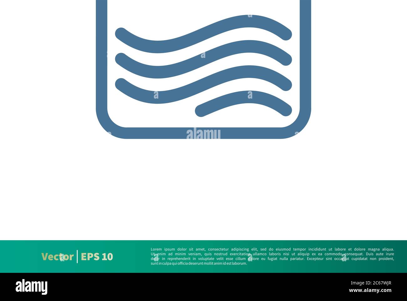 Water Tank Icon Vector Logo Template Illustration Design. Editable ...