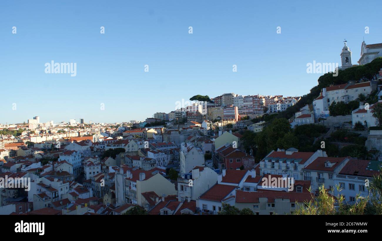 Architecture of Lisbon, the Portuguese capital. Wonderful old buildings ...