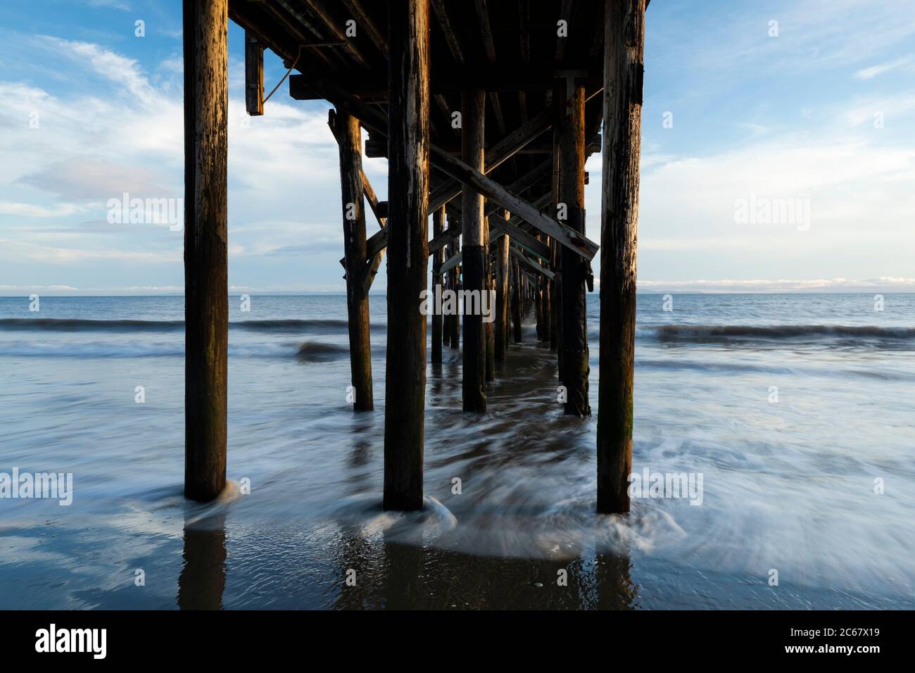 Goleta Beach Pier, California, USA Stock Photo - Alamy
