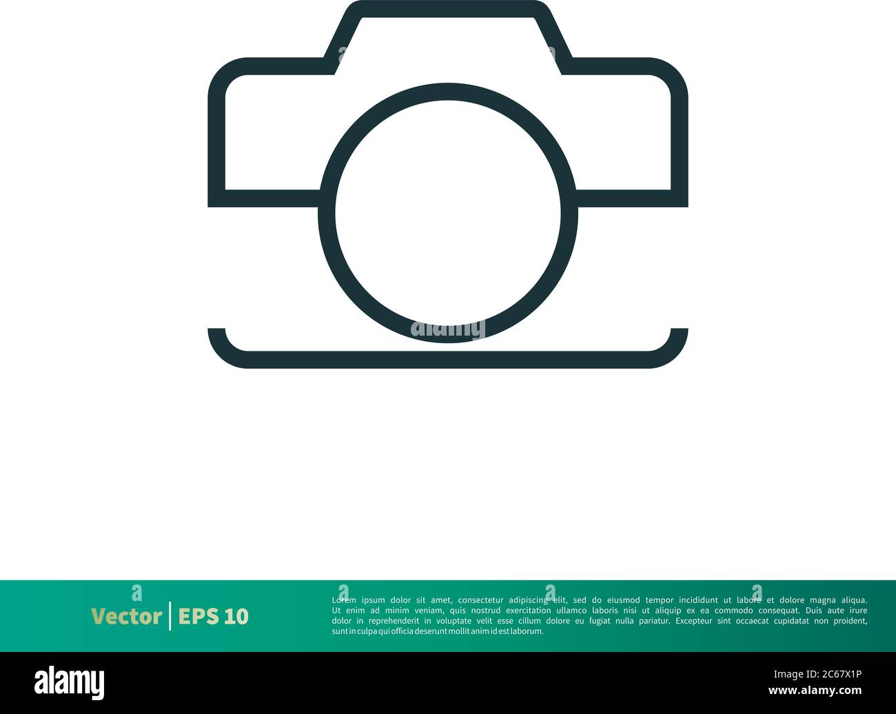 Camera Icon Vector Logo Template Illustration Design. Editable Vector ...