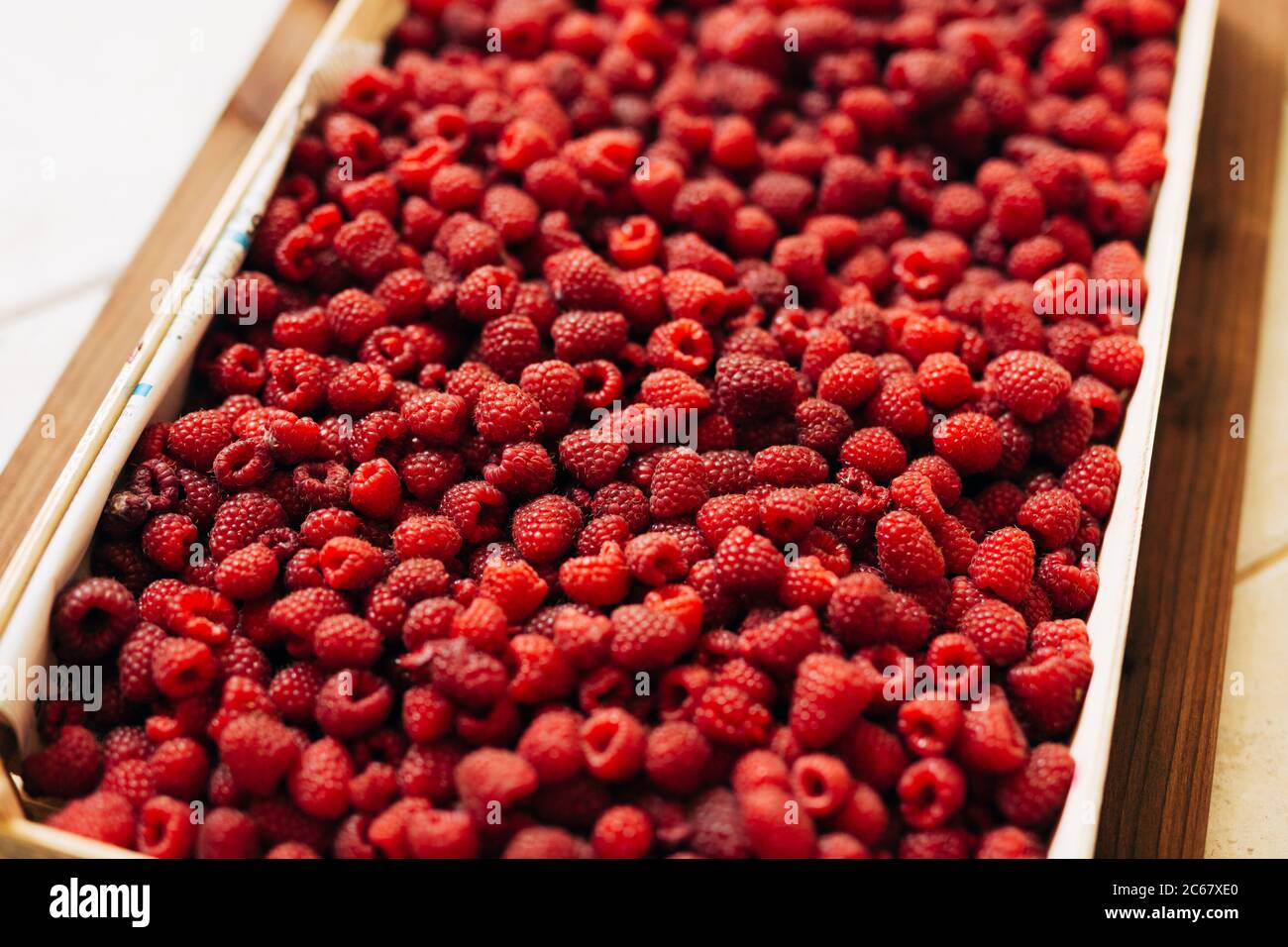 Ripe raspberries as background. bright texture for designer background ...
