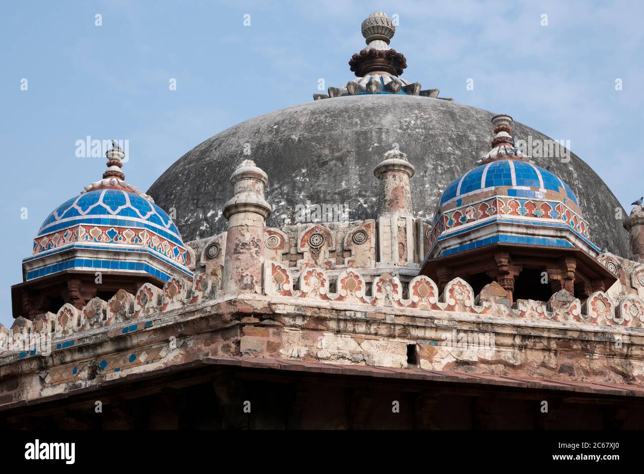 India, Delhi. Isa Khan Tomb, circa 1547, built in octagonal shape ...