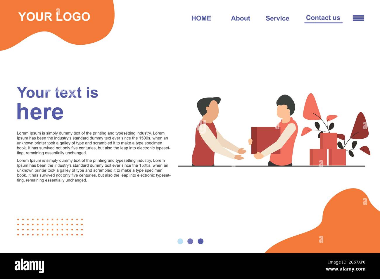 Worker customer in interior Stock Vector Images - Alamy