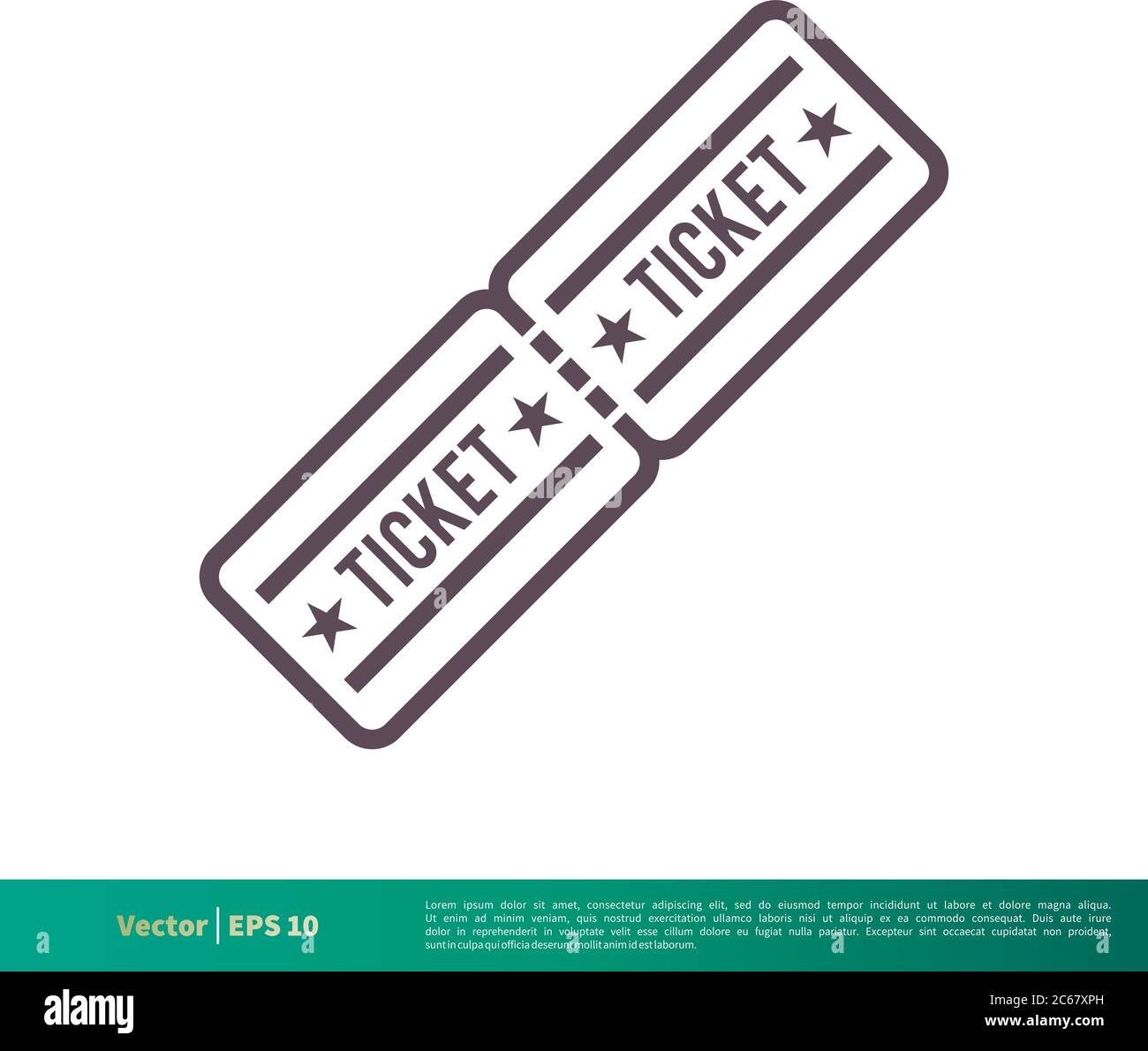 Ticket office logo sign Stock Vector Images - Alamy