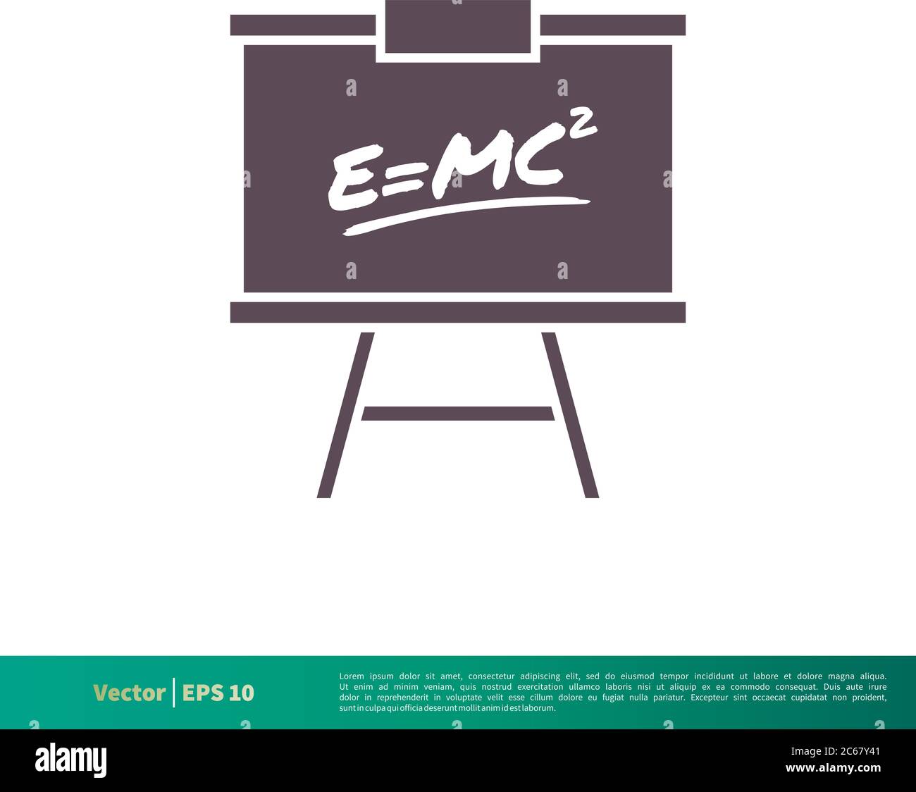 Board Education Icon Vector Logo Template Illustration Design. Editable ...