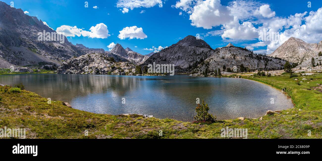 Evolution Lake, John Muir Trail/Pacific Crest Trail, Sequoia Kings ...