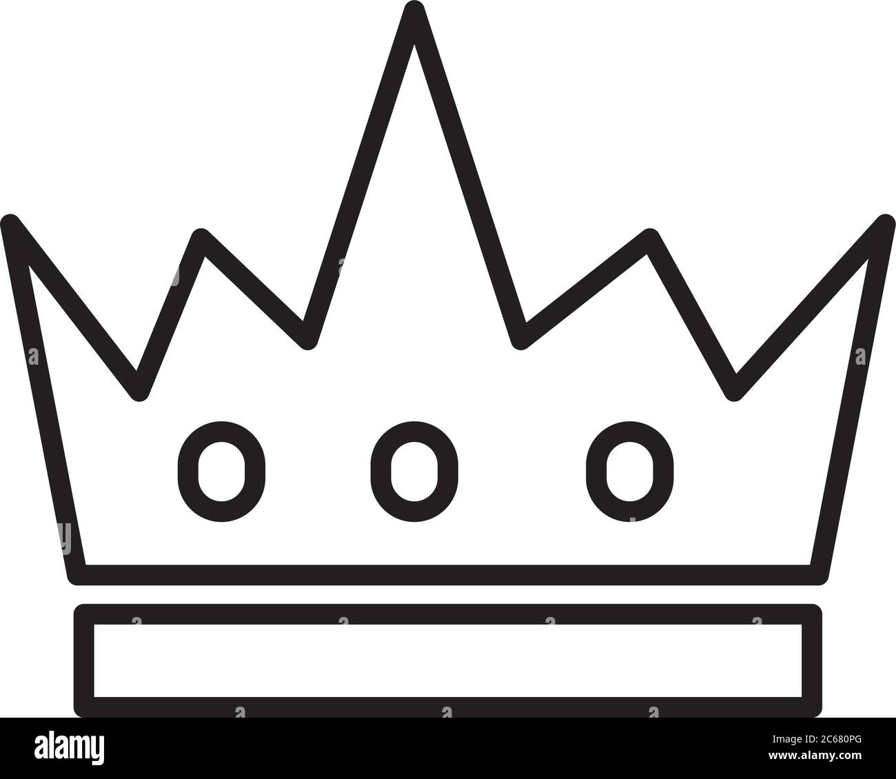 royal crown of duke line style icon vector illustration design Stock ...