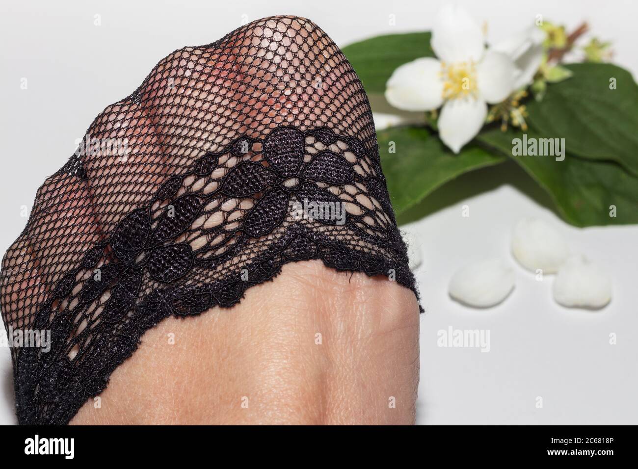 Lace sock hi-res stock photography and images - Alamy