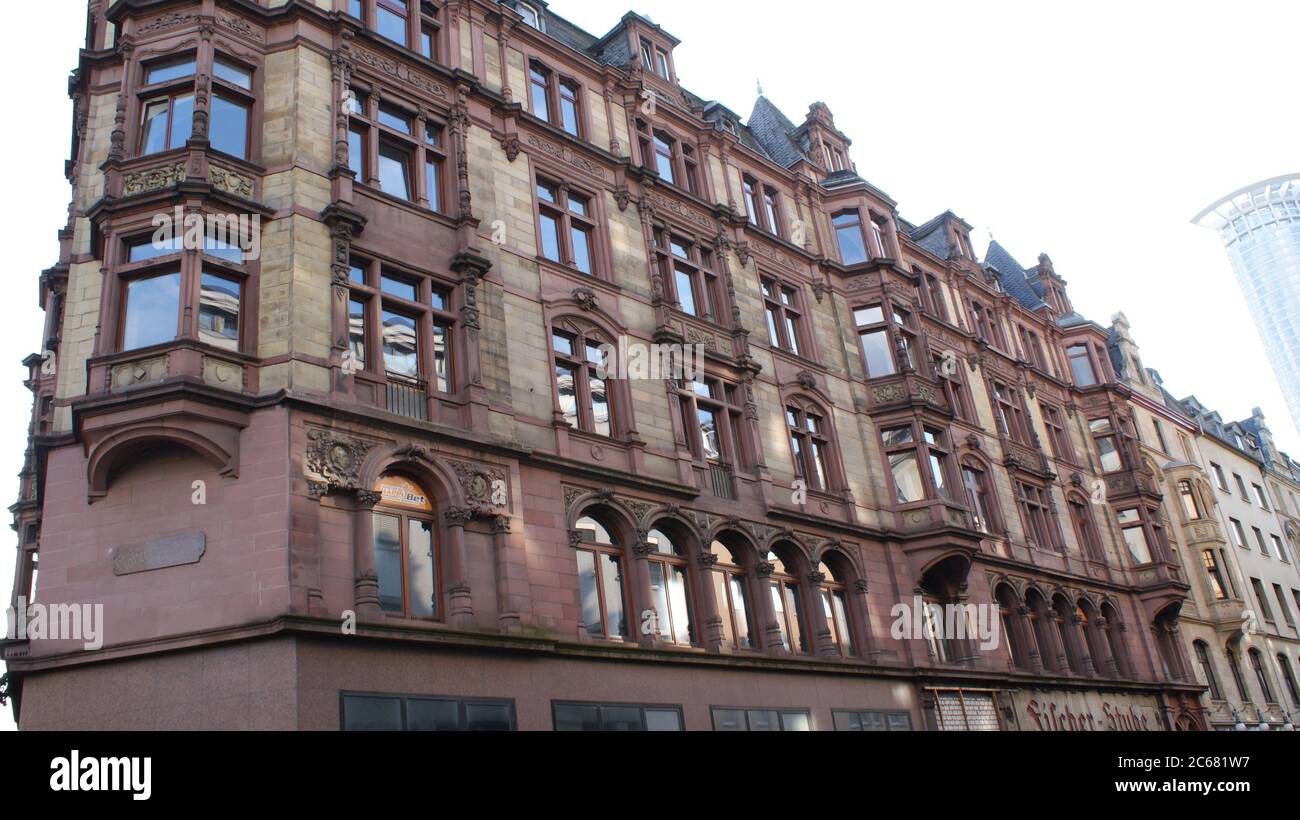 The stunning architecture of Frankfurt am Main, typical buildings and ...