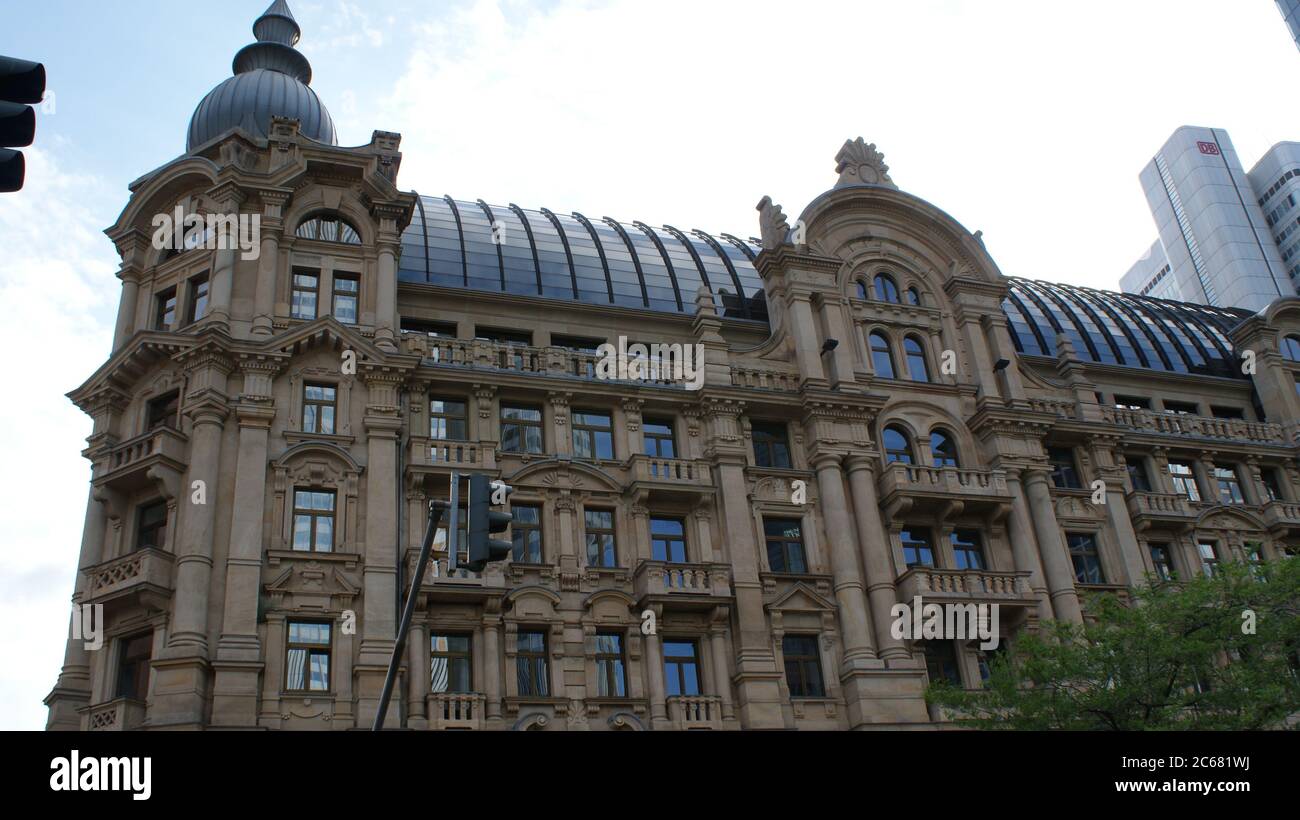 The stunning architecture of Frankfurt am Main, typical buildings and ...