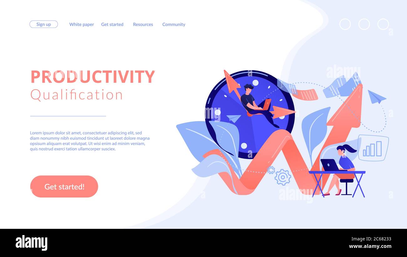 Productivity efficiency blue gradient hi-res stock photography and ...